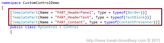 How to access Control Template parts from Code Behind - CodeProject